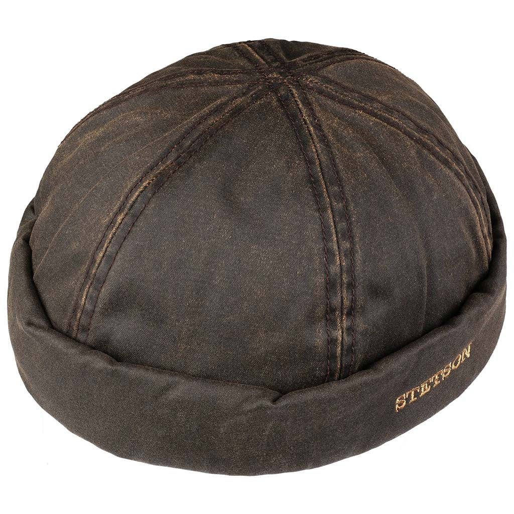 Stetson | Docker | Co/Pes | Brimless Docker Hat | Brown | WildBounds